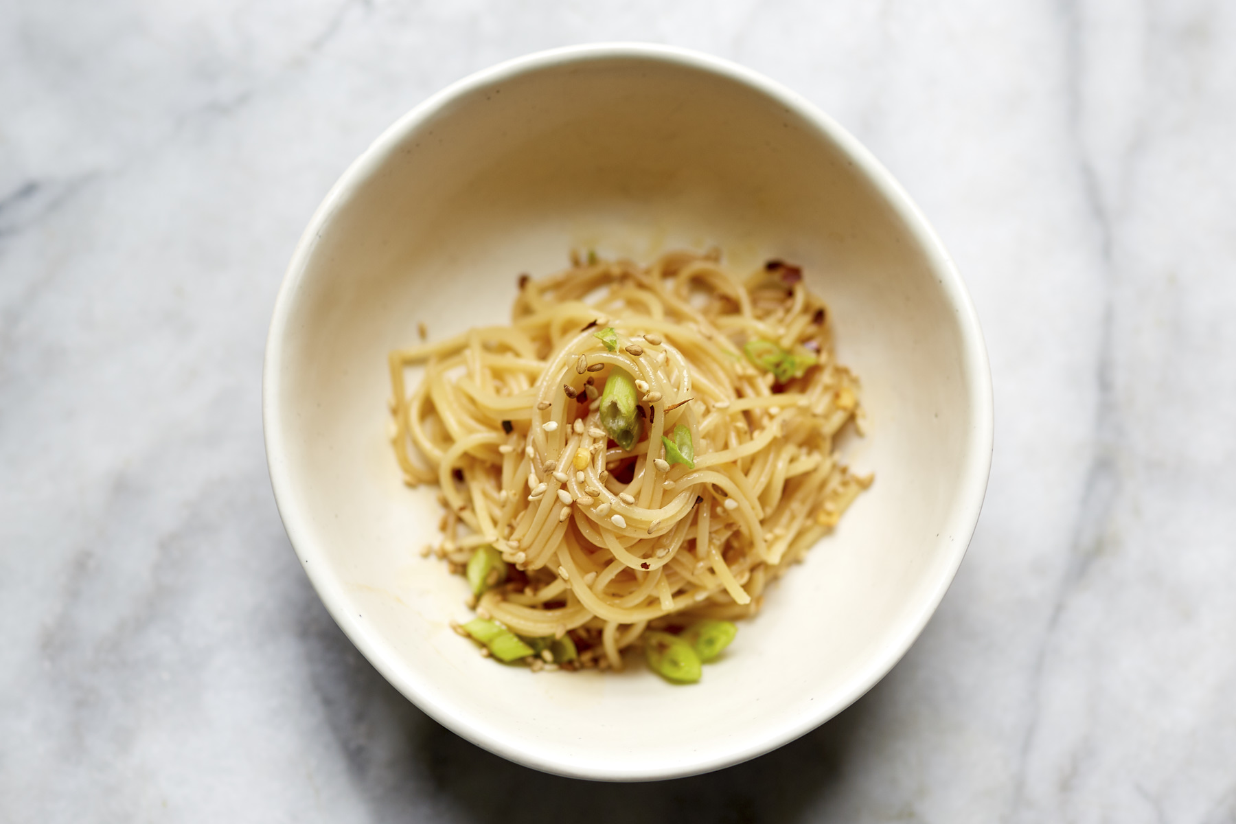 Cold Comfort: Asian Sesame Pasta | Uppie's Kitchen